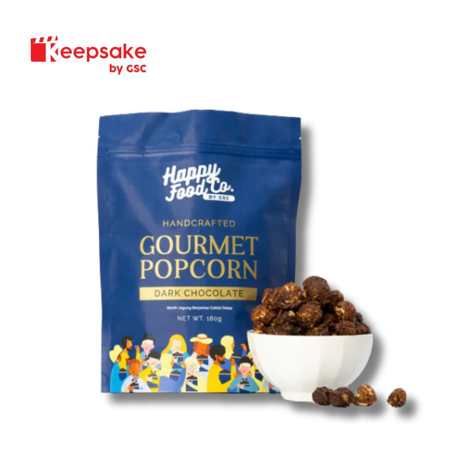 Happy Food Co Dark Chocolate Gourmet Popcorn – KEEPSAKE by GSC