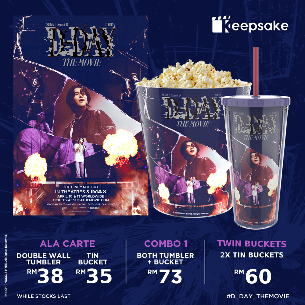 GSC Exclusive : Suga D-Day The Movie Tour Tumbler & Bucket – KEEPSAKE ...