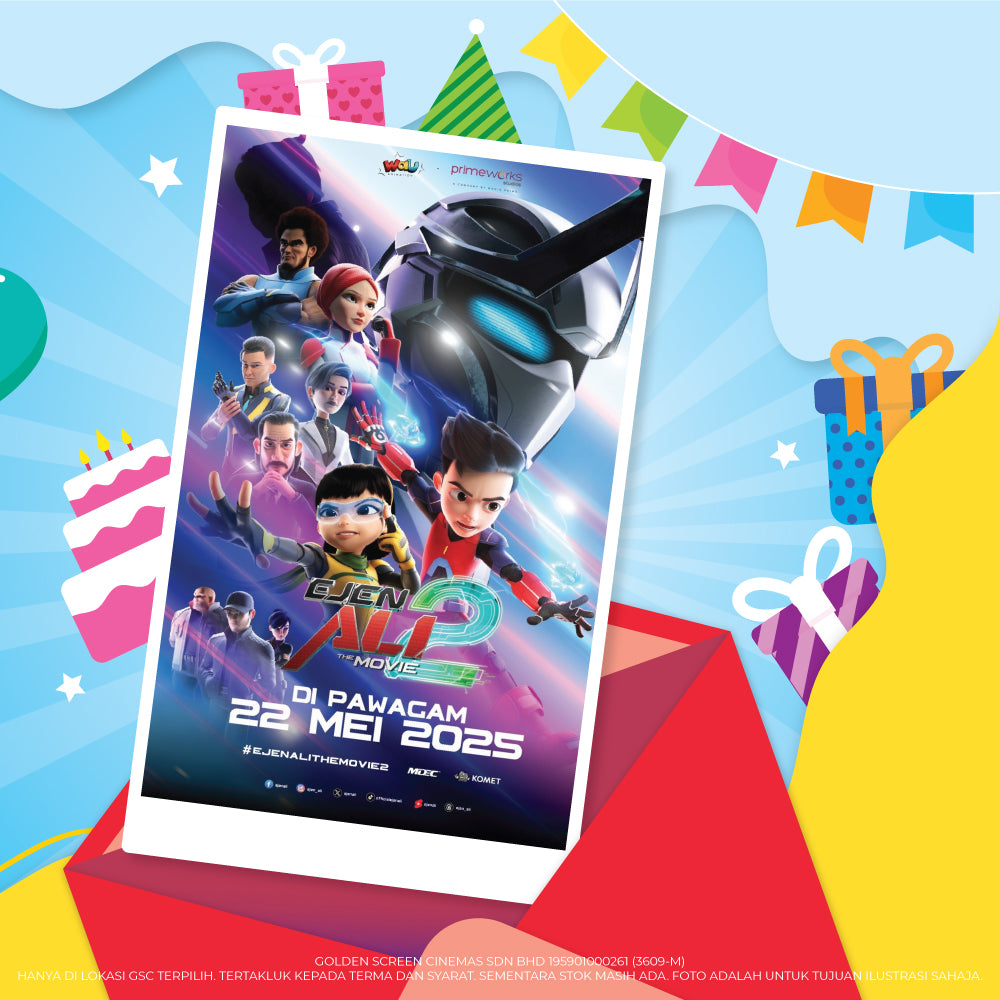 GSC Play Birthday & Movie Party Package (Ejen Ali 2) – KEEPSAKE by GSC