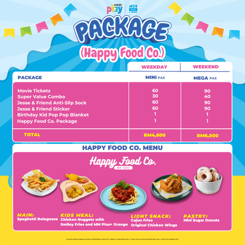 GSC Play Birthday & Movie Party Package (Jesse & Friends Theme ...