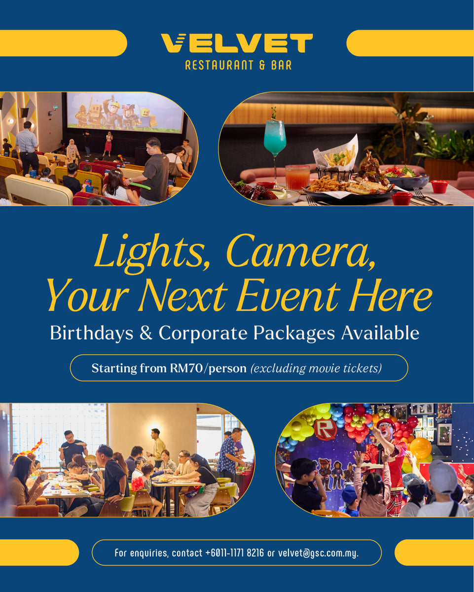 Velvet Cinemas by GSC Birthday Package – KEEPSAKE by GSC