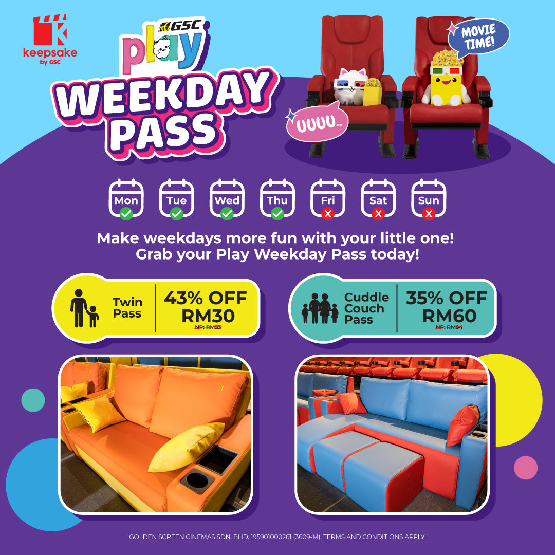 Play Weekday Pass – KEEPSAKE by GSC